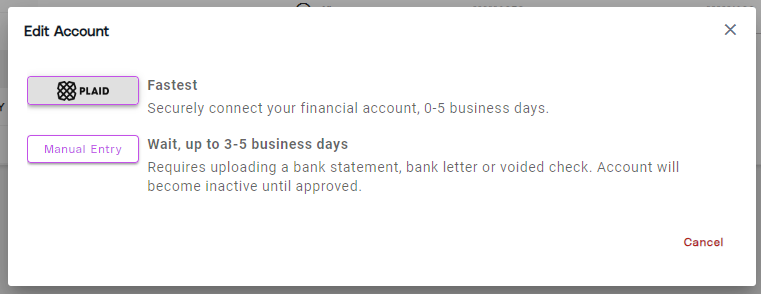 Payrix - How to Update Bank Account – Support